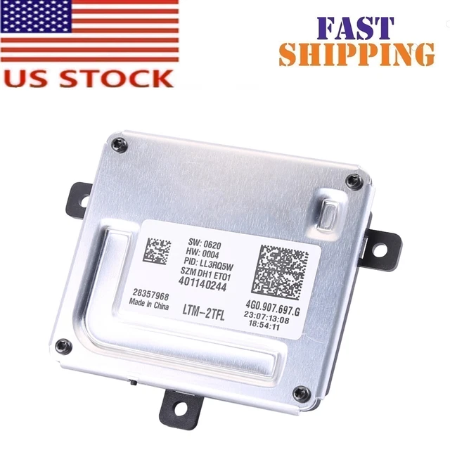 4G0907697G DAYTIME RUNNING Light Module DRL Control Units For Audi VW ...