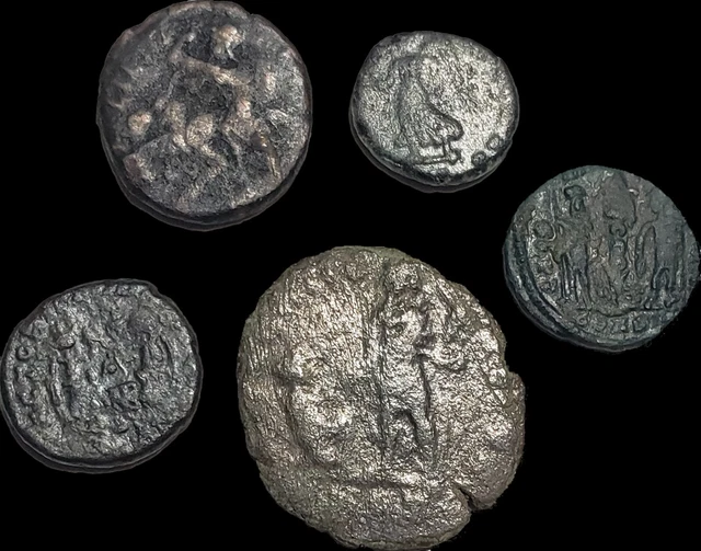 LOT OF 5 Roman Empire Coins 300-500 AD £19.65 - PicClick UK