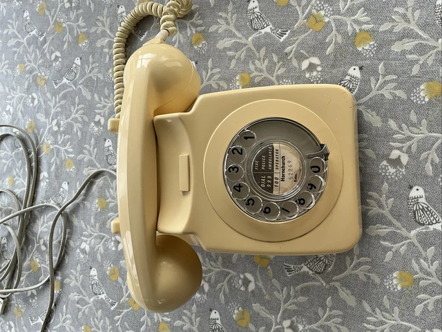 VINTAGE GPO 746 Telephone - Retro British Phone - Ivory £15.00 ...