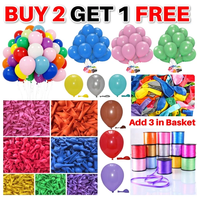 30 X PLAIN BALLOONS BALLONS helium Quality Party Birthday Wedding Party ...