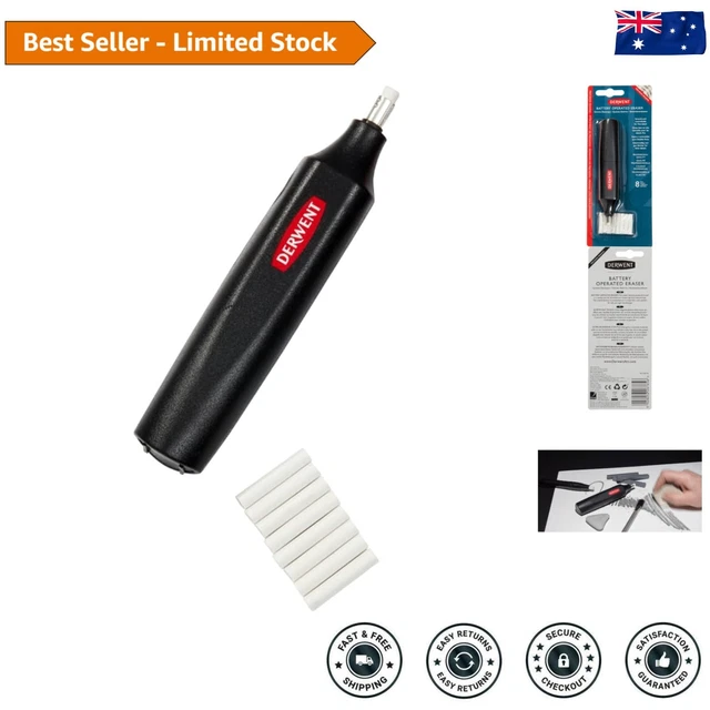 PRECISE BATTERY-OPERATED ERASER Pen for Graphite & Colored Pencils ...