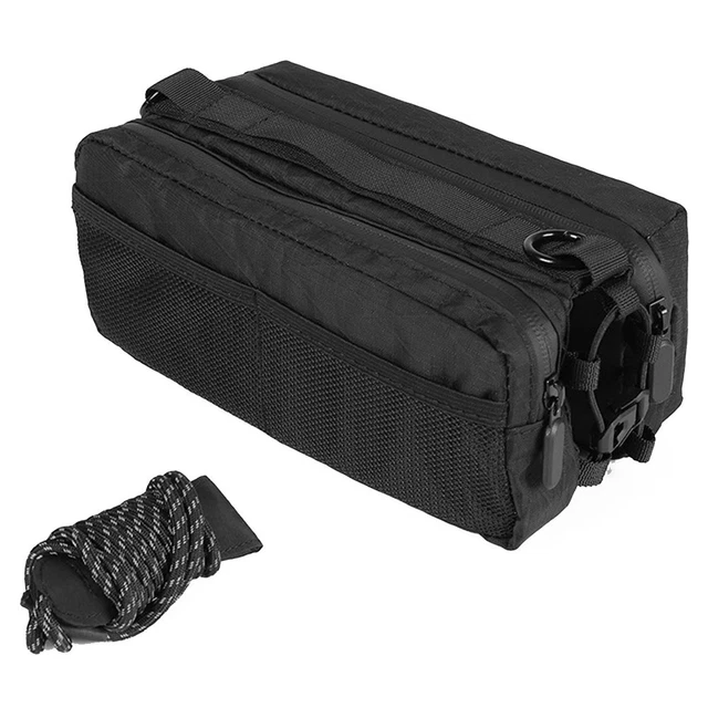 INNOVATIVE SUSPENSION INSTALLATION on this Nylon Bicycle Front Beam Bag ...