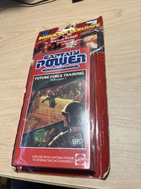 CAPTAIN POWER FUTURE Force Training Interactive VHS Video Game 1987 ...