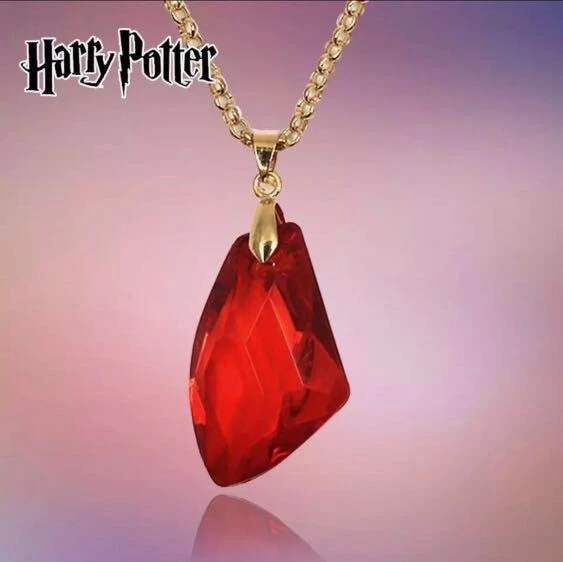 HARRY POTTER PHILOSOPHER'S Stone Hermione Granger Necklace Horcrux Wand ...