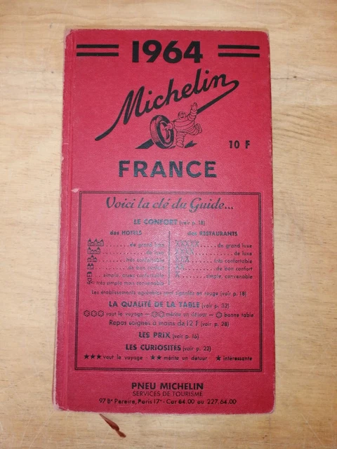 GUIDE ROUGE MICHELIN France 1964 Bon Ex EUR 9,00 - PicClick FR
