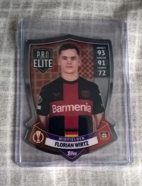 TOPPS MATCH ATTAX 23/24 SH16 Pro Elite Shield Florian Wirtz Card £6.99 ...