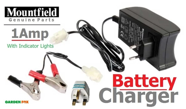 GENUINE MOUNTFIELD 72CM 1228M Ride On Mower - 1A BATTERY CHARGER ...