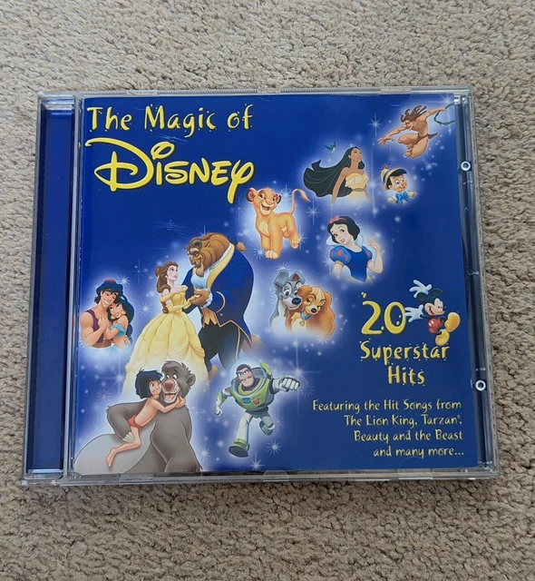 WALT DISNEY RECORDS Soundtrack The Magic of Disney 20 Superstar Hits CD ...