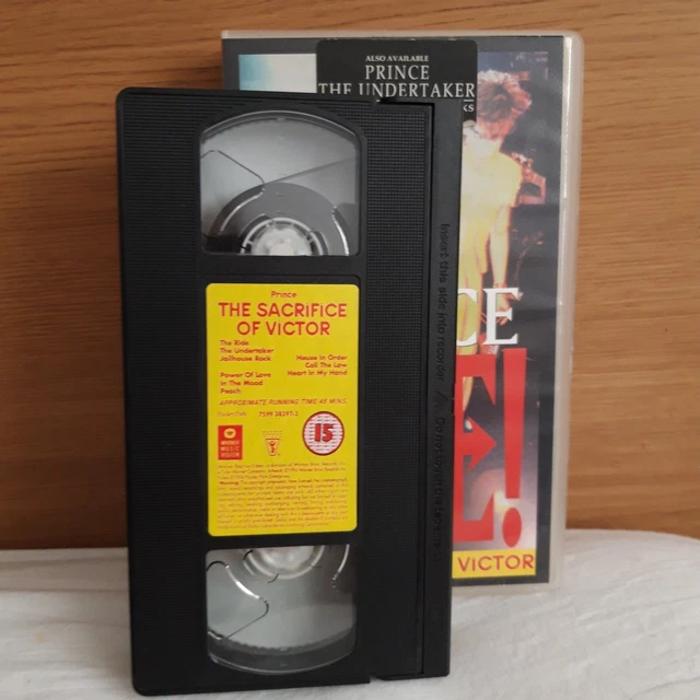 PRINCE LIVE! THE Sacrifice Of Victor VHS Cassete Warner Music Vision £ ...