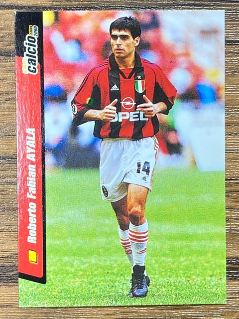 ROBERTO AYALA AC MIlan Card Calcio 2000 Serie A Pianela £2.94 - PicClick UK