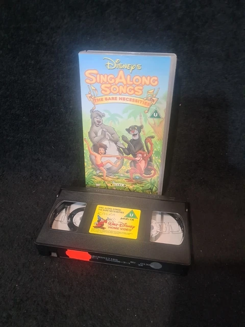 DISNEY SING-ALONG SONGS The Bare Necessities Vhs Video Tape EUR 6,79 ...
