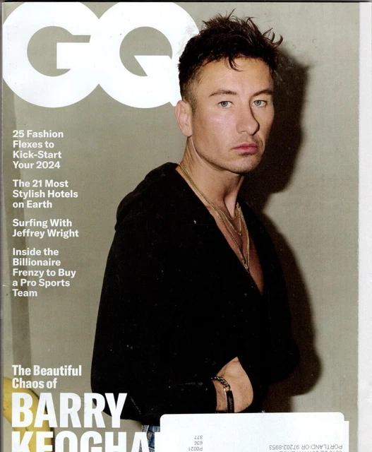 GQ MAGAZINE BARRY KEOGHAN FEBBRAIO 2024 BRUCIATURA SALINA EUR 5,48 - PicClick IT