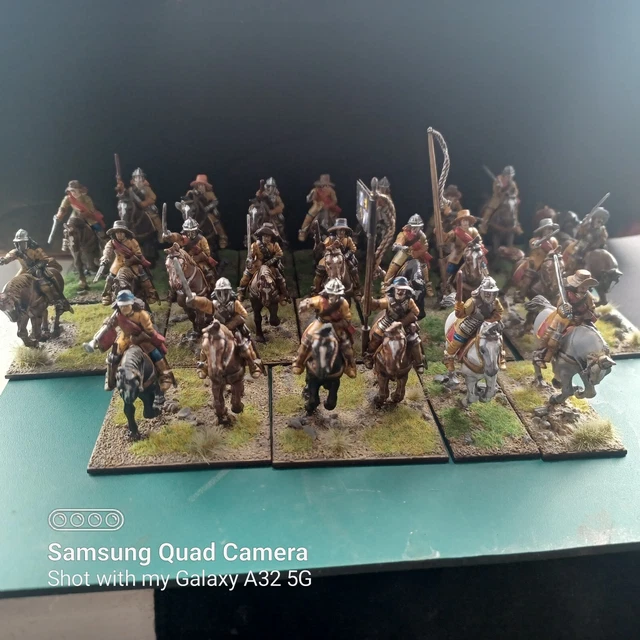 ENGLISH CIVIL WAR 28mm Royalist Cavalry Painted £87.00 - PicClick UK