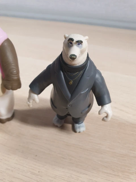 DISNEY ZOOTROPOLIS ZOOTOPIA Kevin Polar Bear & Jerry Elephant Poseable ...