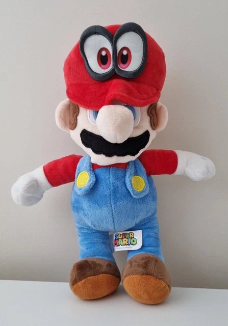OFFICIAL NINTENDO SUPER Mario Odyssey Cappy Mario Plush 14" 35cm (2022 ...