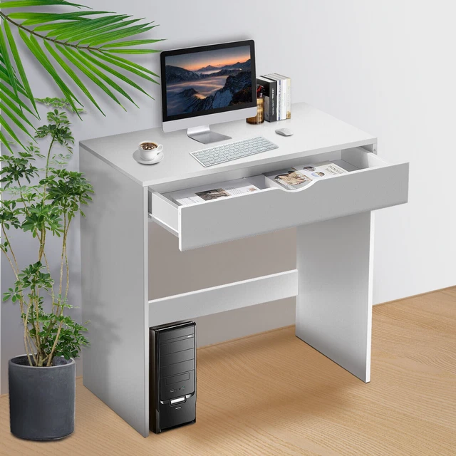 1 DRAWER DRESSING Table Wooden Vanity Computer Desk Bedroom Furniture ...