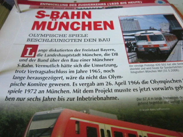 DEUTSCHE EISENBAHNGESCHICHTE ZUGVERKEHR S Bahn München EUR 3,94 ...
