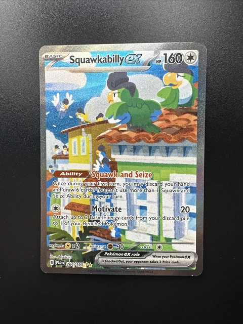 POKEMON SQUAWKABILLY EX 264/193 Special Illustration Rare Paldea ...