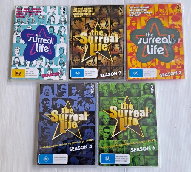 THE SURREAL LIFE Season 1 2 3 4 6 DVD Reality TV Series VH1 Excellent ...