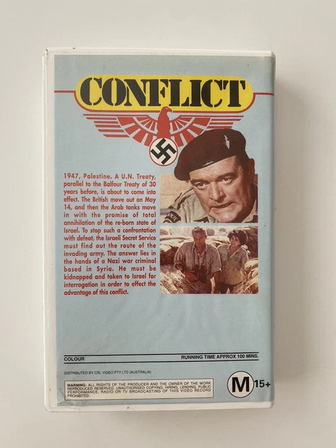 CONFLICT (AKA JUDITH) [VHS] CBL Big Box Ex-Rental Video Tape 1966 War ...
