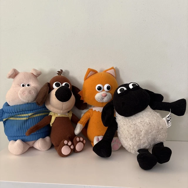 TIMMY TIME SOFT Toy Plush Bundle Small Mittens Ruffy Timmy Paxton 2009 ...