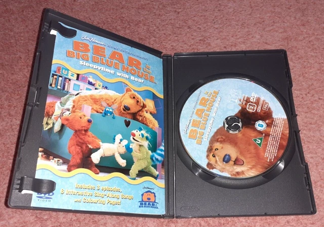 BEAR IN THE Big Blue House - Sleepytime With Bear, Rare UK DVD, Sleepy ...