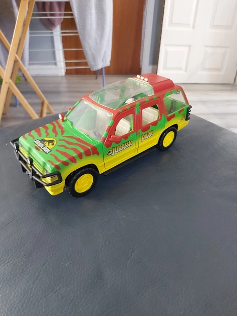 JURASSIC PARK LEGACY Collection Escape Ford Explorer Jeep Mattel 11" £ ...