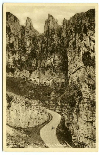 1920S RAPHAEL TUCK Postcard The Pinnacles Cheddar Gorge Cliffs Unposted ...