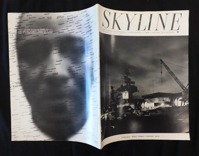 NORTH AMERICAN ROCKWELL Skyline 1968 Employee Magazine #3 Vol 26 £11.76 ...
