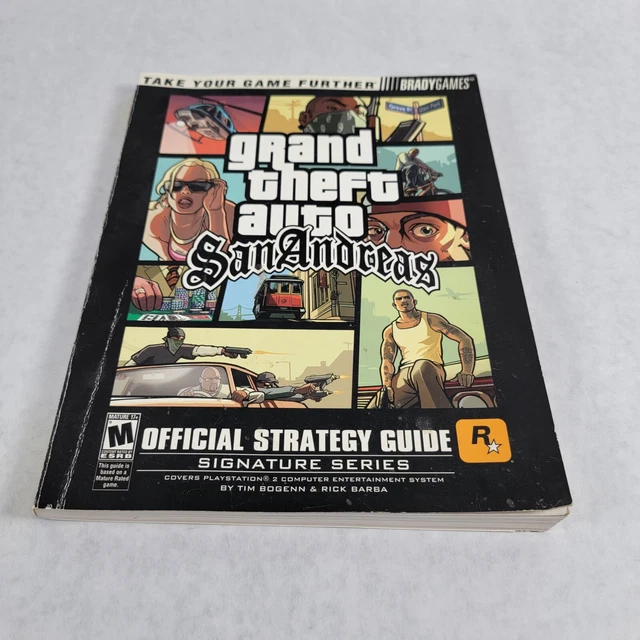 GRAND THEFT AUTO San Andreas GTA PS2 Official Strategy Guide With Map ...