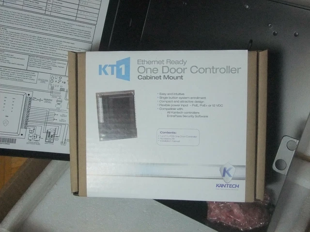 KANTECH KT1 PCB ONE DOOR CONTROLLER ETHERNET READY CABINET MOUNT with KT-1-CAB $599.99 - PicClick CA