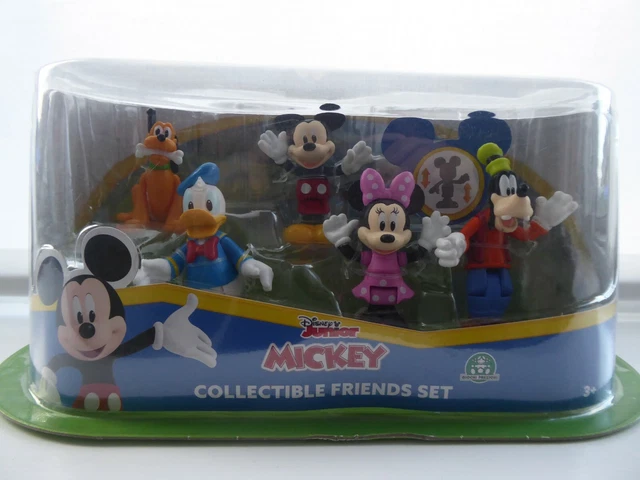 Disney Jr Mickey Mouse Pluto Minnie Donald Goofy Collectible Friends Figures Set £2495