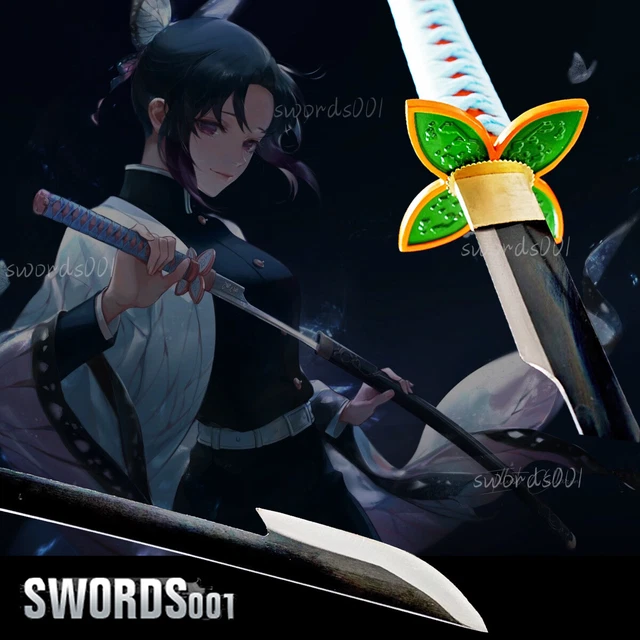 CARBON STEEL KOCHOU Shinobu Sword 鬼滅の刃 Demon Slayer Japanese Samurai ...