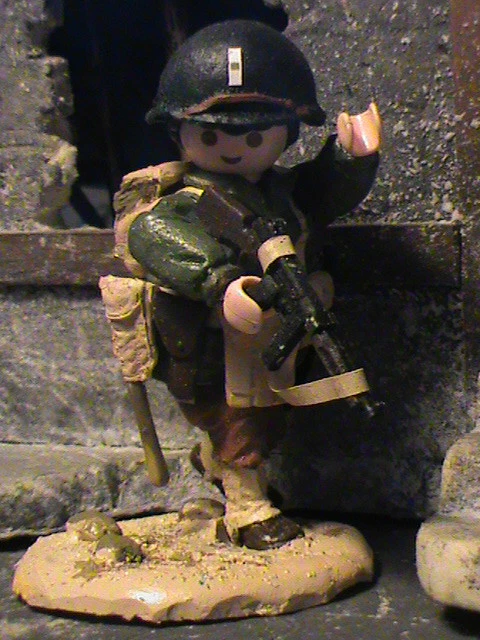 PLAYMOBIL CUSTOM US 4Th Infantry Division (Normandie-1944) Ref-0234 Bis ...
