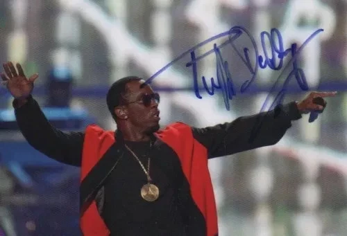 ORIGINAL AUTOGRAMM VON SEAN COMBS - Diddy EUR 50,00 - PicClick DE