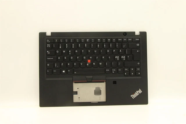 LENOVO THINKPAD T495S Keyboard Palmrest Top Cover Nordic Black ...
