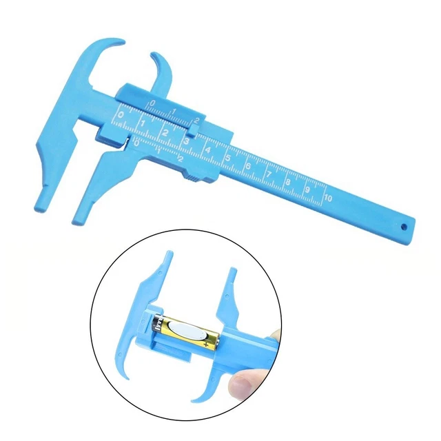 PLASTIC VERNIER CALIPER Mini Circle Gauge Gauge Layout Tools Measure ...