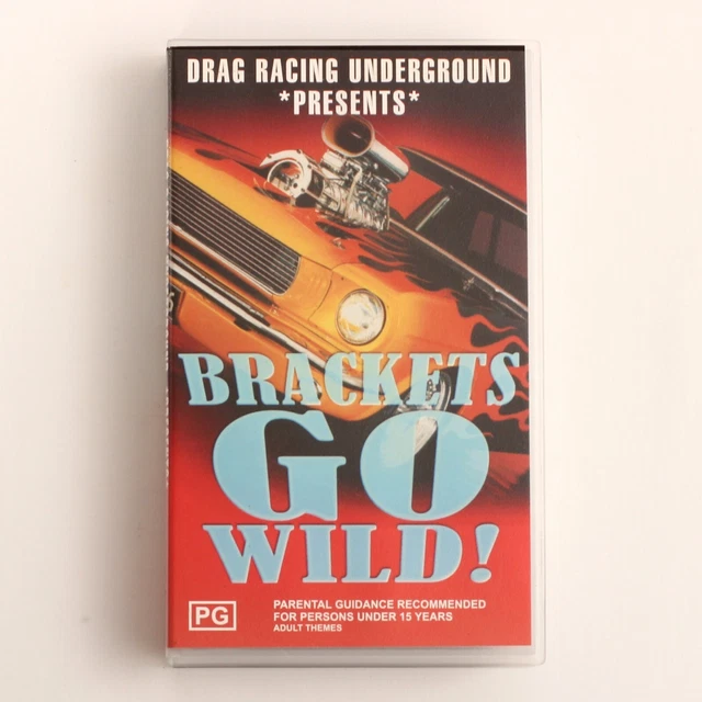 DRAG RACING UNDERGROUND Presents Brackets Go Wild! - VHS Tape $17.95 ...