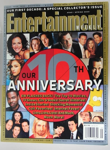 10TH ANNIVERSARY MASSIVE Look back Special Issue Entertainment Weekly ...
