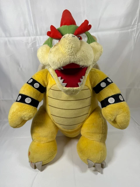 BOWSER BUILD A Bear - Super Mario Bros Soft - Plush Soft Toy - 16" £9. ...