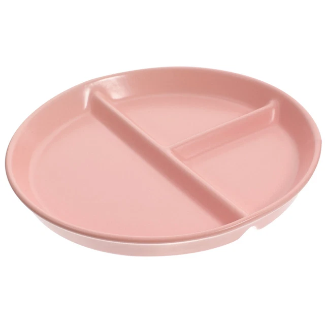 PIATTO DIVISO CERAMICA 3 scomparti piatto insalata snack rosa EUR 28,14 ...