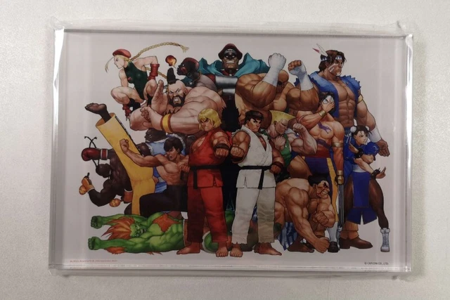 CAPCOM STREET FIGHTER 35Th Anniversary Acrylic Block Kannon Ver. Japan ...