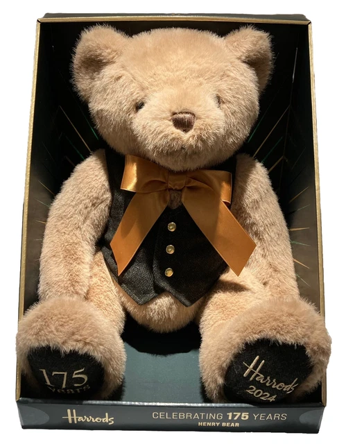 HARRODS JAHRESBÄR 2024 Henry 33 cm Brandneu 175th Anniversary EUR 72,22 ...