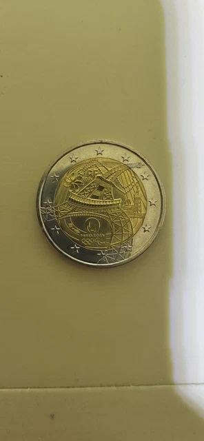 PIÈCE 2 EUROS commémorative jo 2024 EUR 500,00 - PicClick FR