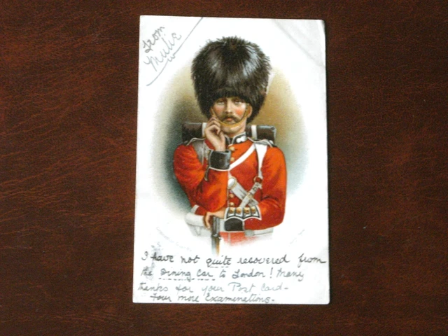 ORIGINAL EARLY Harry Payne Signed Tuck Military Postcard, Grenadier ...