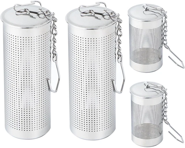STAINLESS STEEL MESH Tea Strainers Tea Strainer for Loose Tea with Lid ...