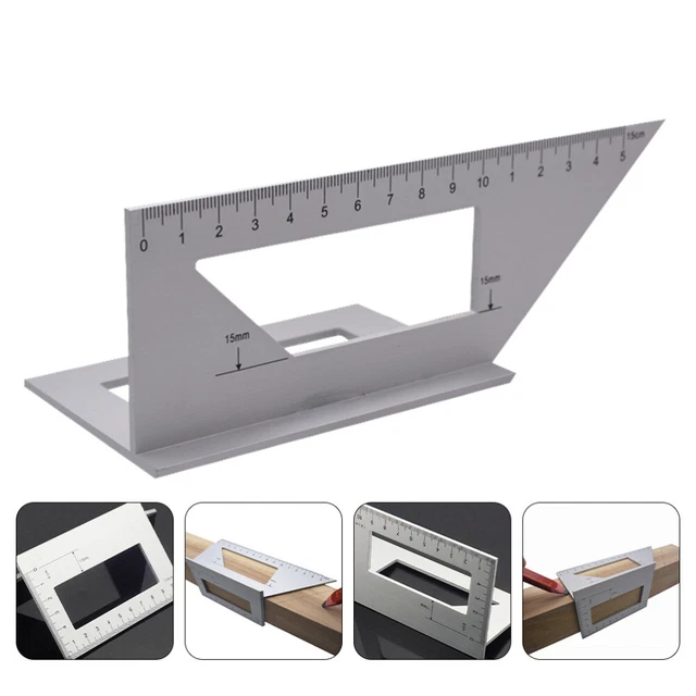 45/90 RIGHELLO ANGOLARE calibro gronometro digitale lavorazione del ...