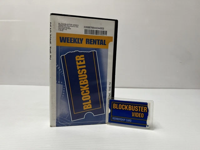 VINTAGE ORIGINAL BLOCKBUSTER Video Store VHS Clamshell Box And ...