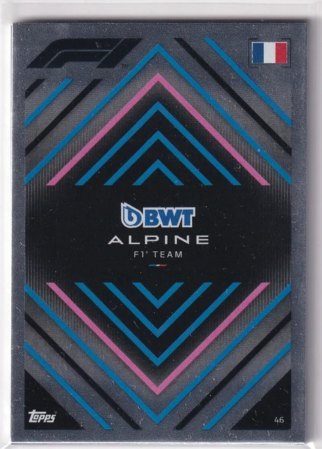 TOPPS F1 TURBO Attax 2022 Formula 1 Mappa No. 46 Team Logo (Alpine) EUR ...