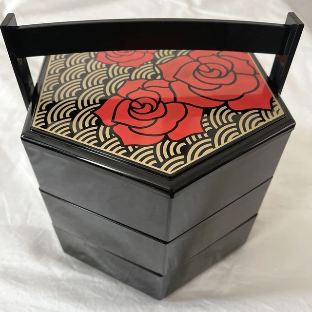 JAPANESE JUBAKO BOX Takashimaya Osechi Oju Sandan £53.94 - PicClick UK